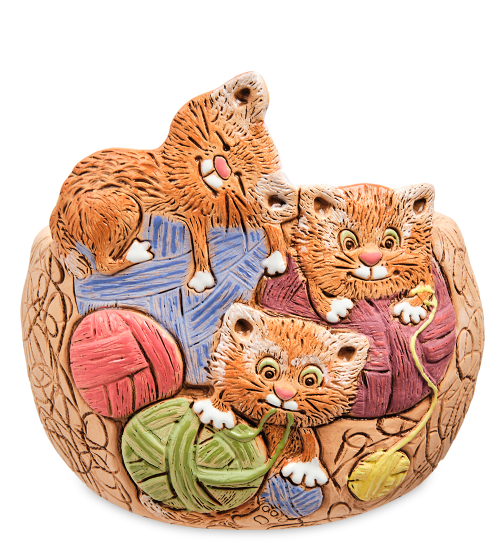 ZLC-166 Кашпо "Игривые котята"
